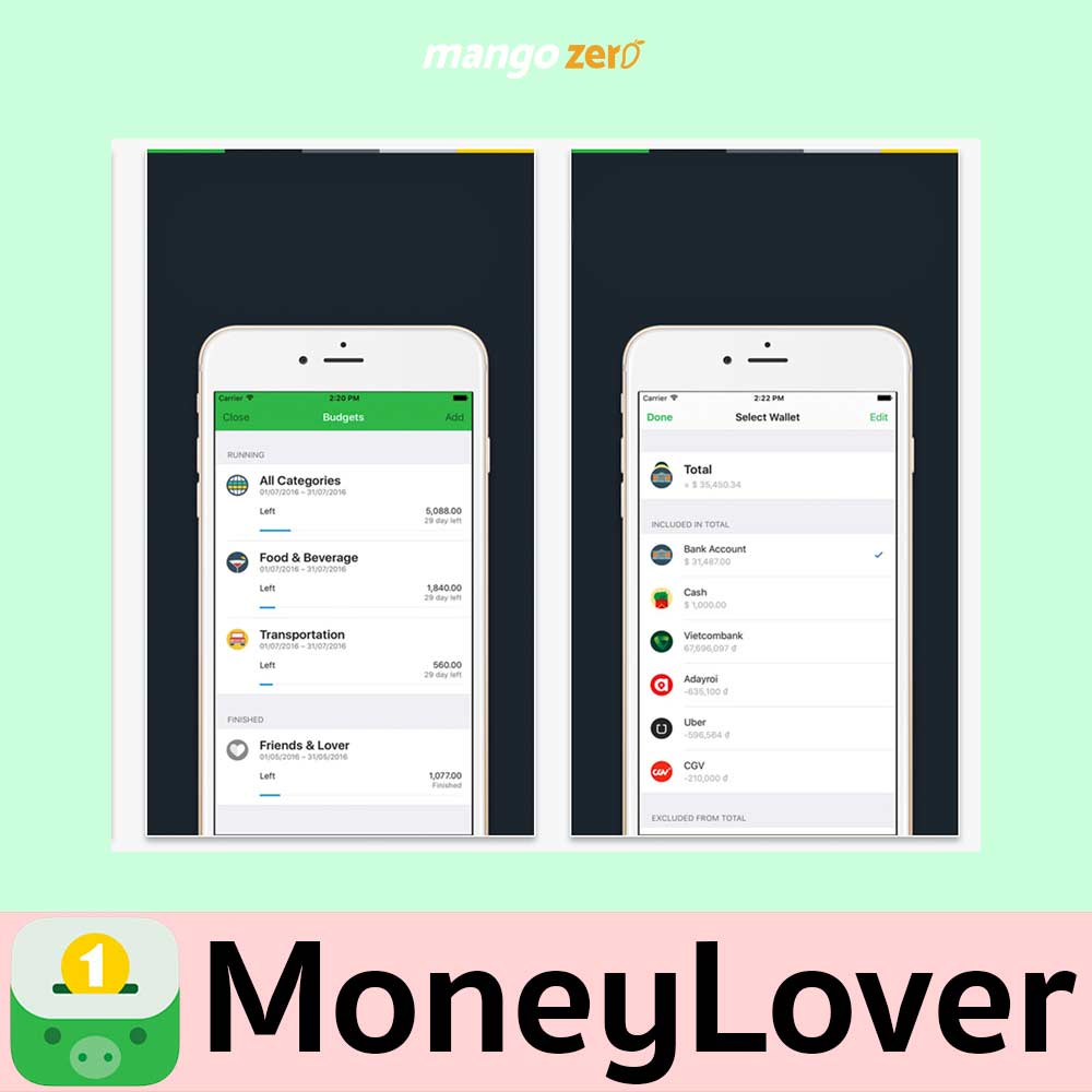 5 แอปทำรายรับ - รายจ่ายที่ช่วยให้คุณมีเงินเก็บสำหรับ iPhone โหลดฟรี!