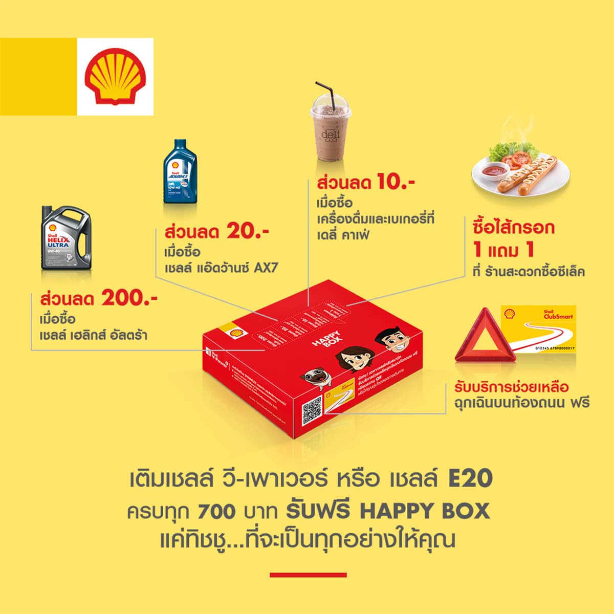 สุดว้าว!! ส่องกล่องทิชชูแล้วเจออะไร? หาคำตอบได้ที่ Happy Box จากเชลล์