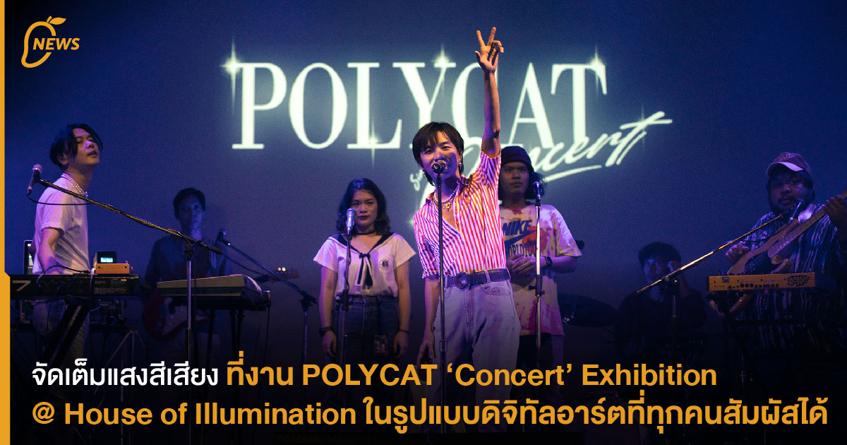 จัดเต็มแสงสีเสียง ที่งาน POLYCAT ‘Concert’ Exhibition @ House of Illumination ในรูปแบบดิจิทัล ...