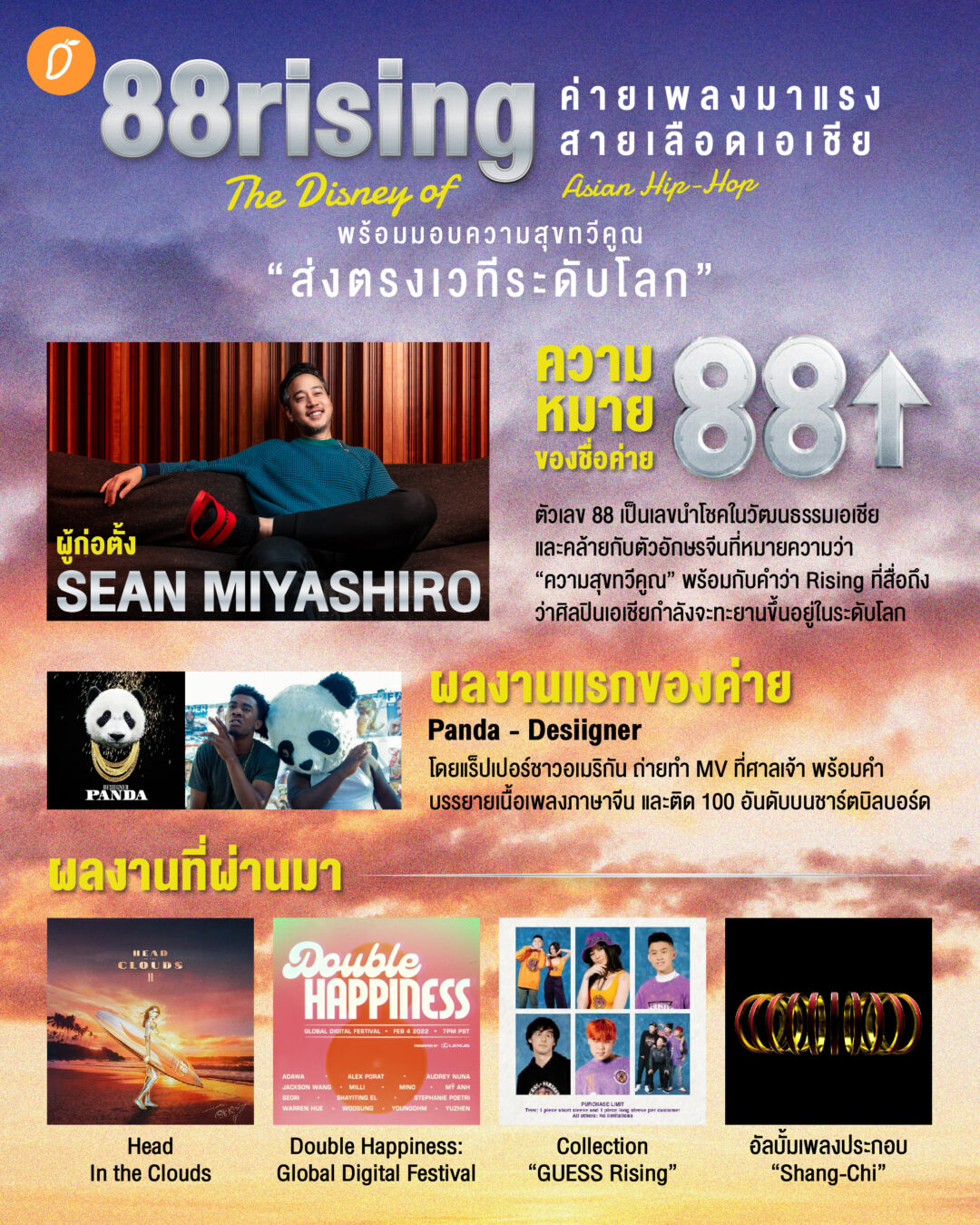 88rising ค่ายเพลงมาแรงสายเลือดเอเชีย พร้อมมอบความสุขทวีคูณส่งตรงเวที ...