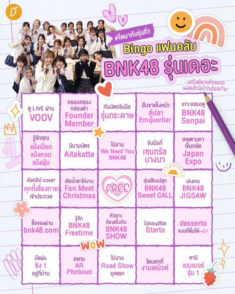 #โตมากับรุ่นที่ 1 Bingo แฟนคลับ BNK48 รุ่นเดอะ เดบิวต์มาพร้อมเธอและเติบโตไปพร้อมกัน~