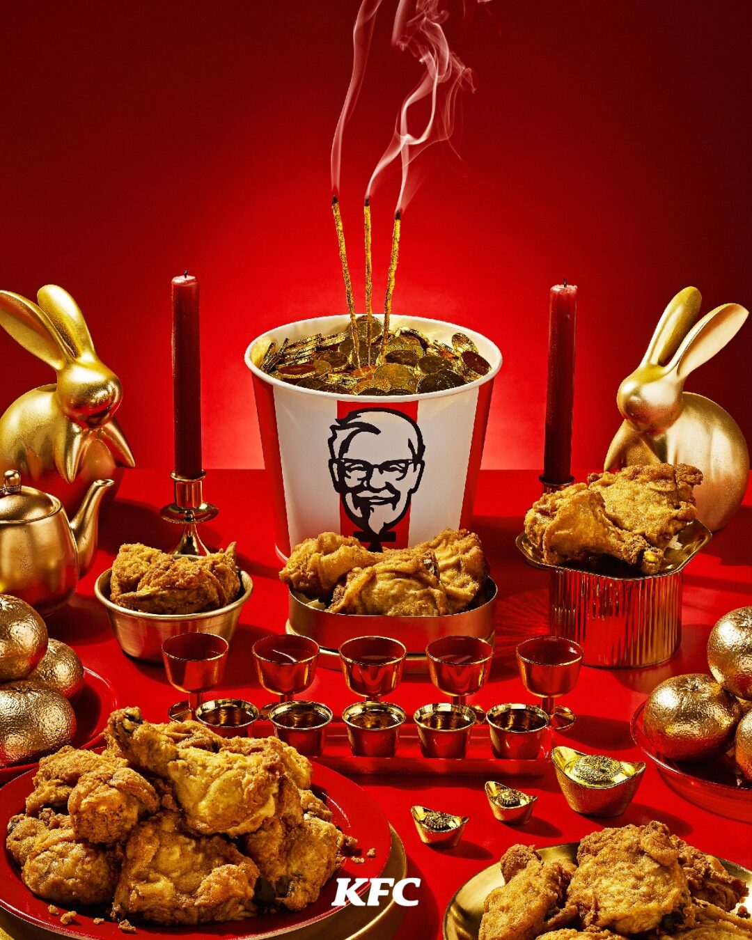 KFC จัดกิจกรรมแจก “ธูปกลิ่นไก่ทอดสูตรผู้พัน” ฉลองวันตรุษจีน จำกัด 100 ...