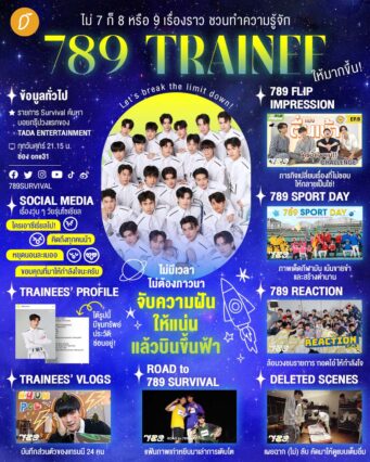 ไม่ 7 ก็ 8 หรือ 9 เรื่องราว ชวนทำความรู้จัก 789 TRAINEE ให้มากขึ้น!