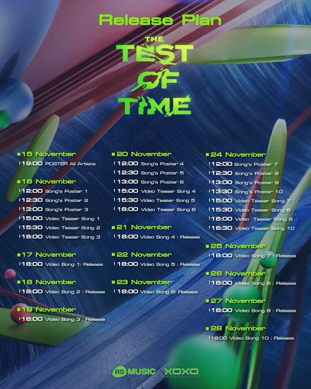 “The Test of Time” โปรเจกต์สุดปังสะเทือนวงการ T-POP 4EVE - ATLAS นำทัพ ...