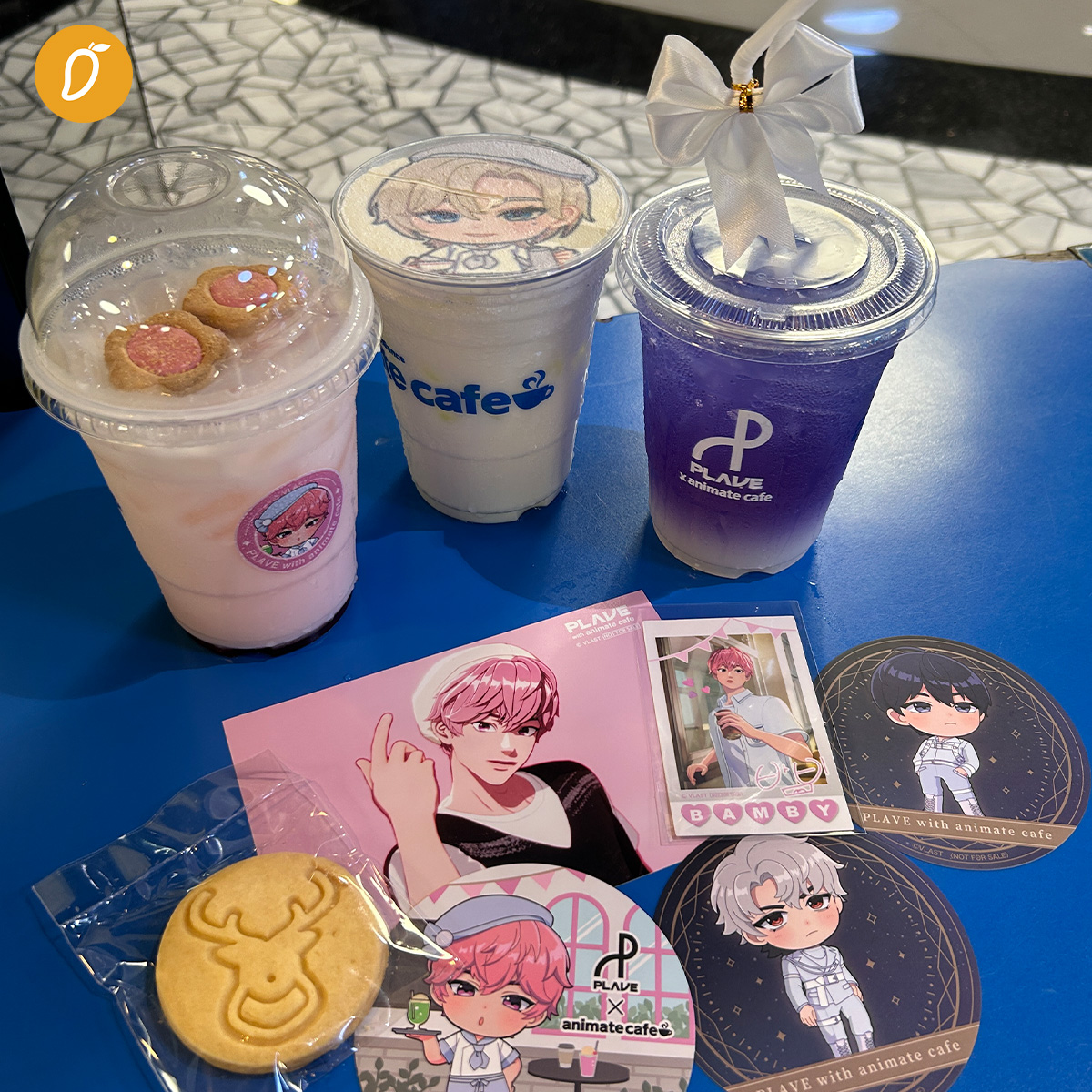 จุดนัดพบบรรจบฝันของฉันและเธอ, รีวิวเครื่องดื่มจาก PLAVE x animate cafe Bangkok
